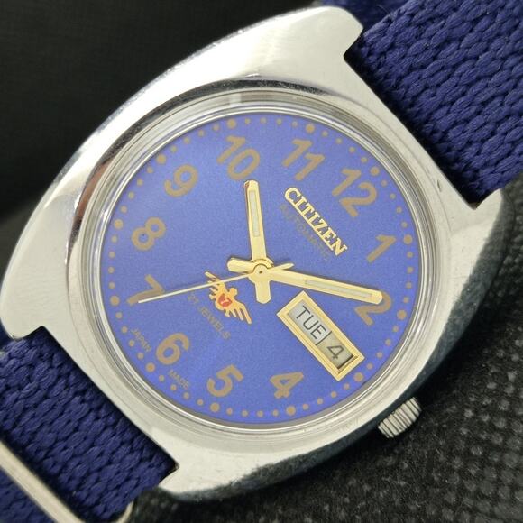 Citizen | Accessories | Vintage 993 Citizen Automatic Mens Silver Watch ...